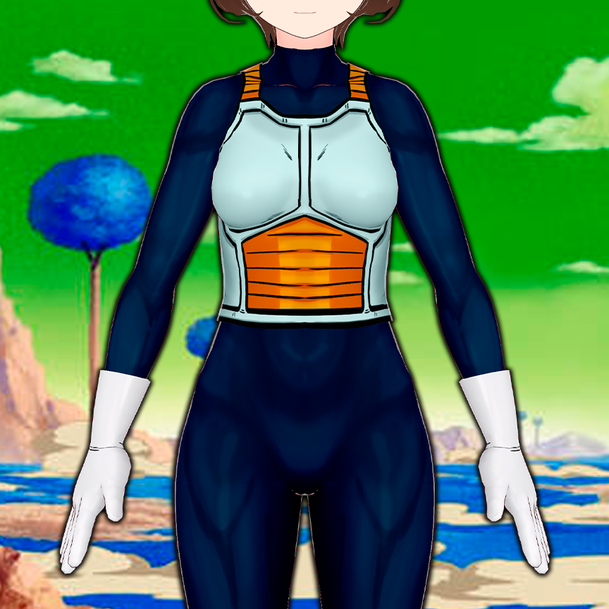 【VRoid】[UNISEX] Vegeta Costume - 𝗡𝗢𝗦𝗧𝗔𝗟𝗚𝗜𝗔 𝗦𝗧𝗢𝗥𝗘 - BOOTH