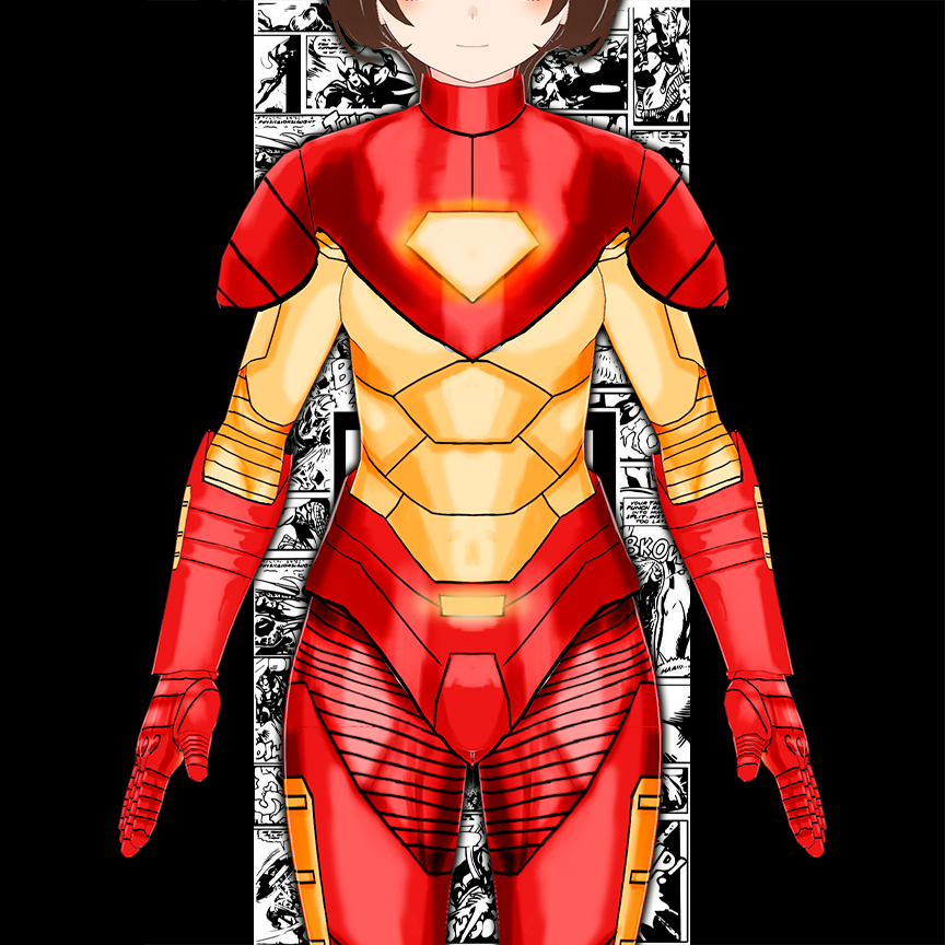 【VRoid】 Iron Man Modular Armor Costume - 𝗡𝗢𝗦𝗧𝗔𝗟𝗚𝗜𝗔 𝗦𝗧𝗢𝗥𝗘 - BOOTH