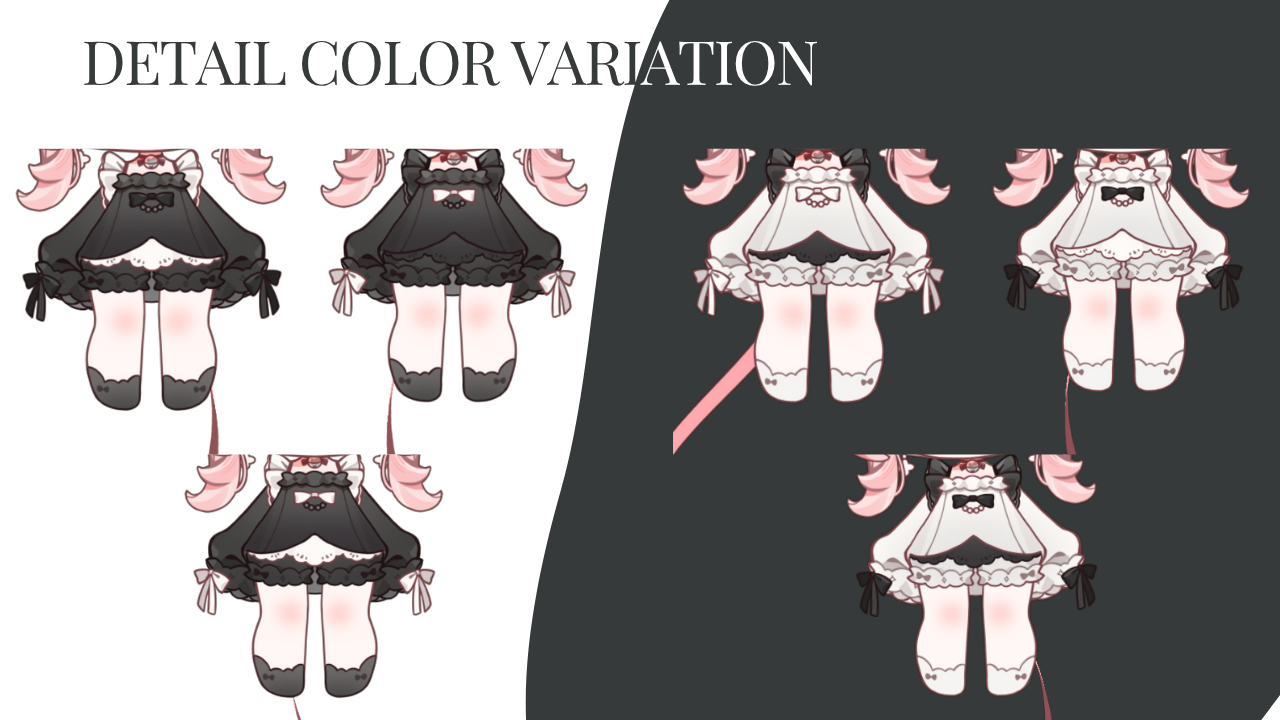 Strawberry Cat Premade Chibi VTuber Model 2.0 - Aria - BOOTH