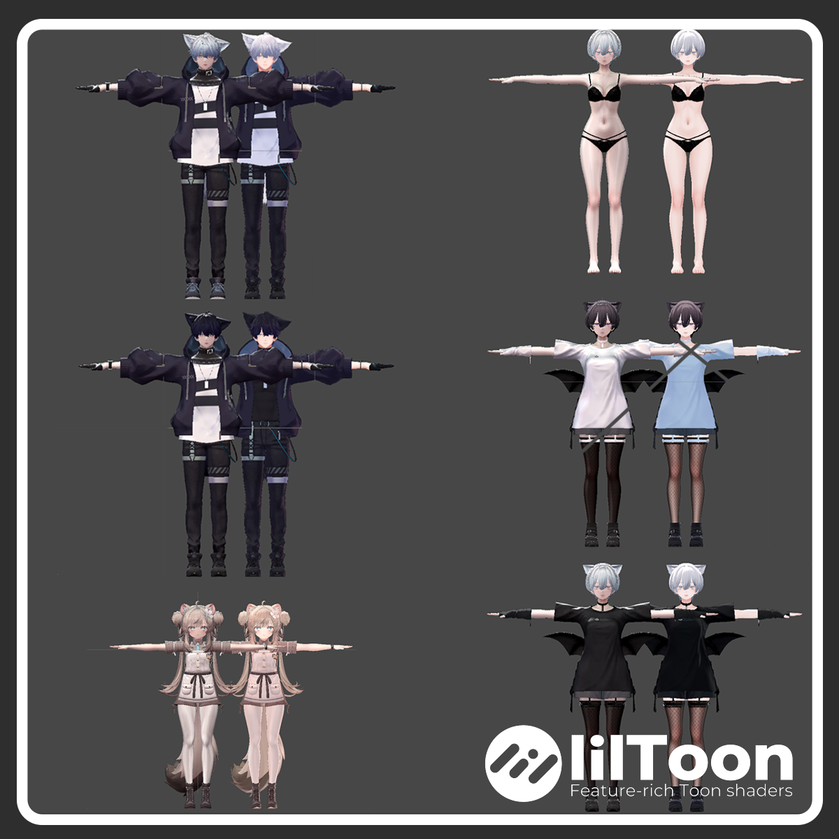 【Release!】 Aster_.liltoon Shader set - Aster_. Store - BOOTH
