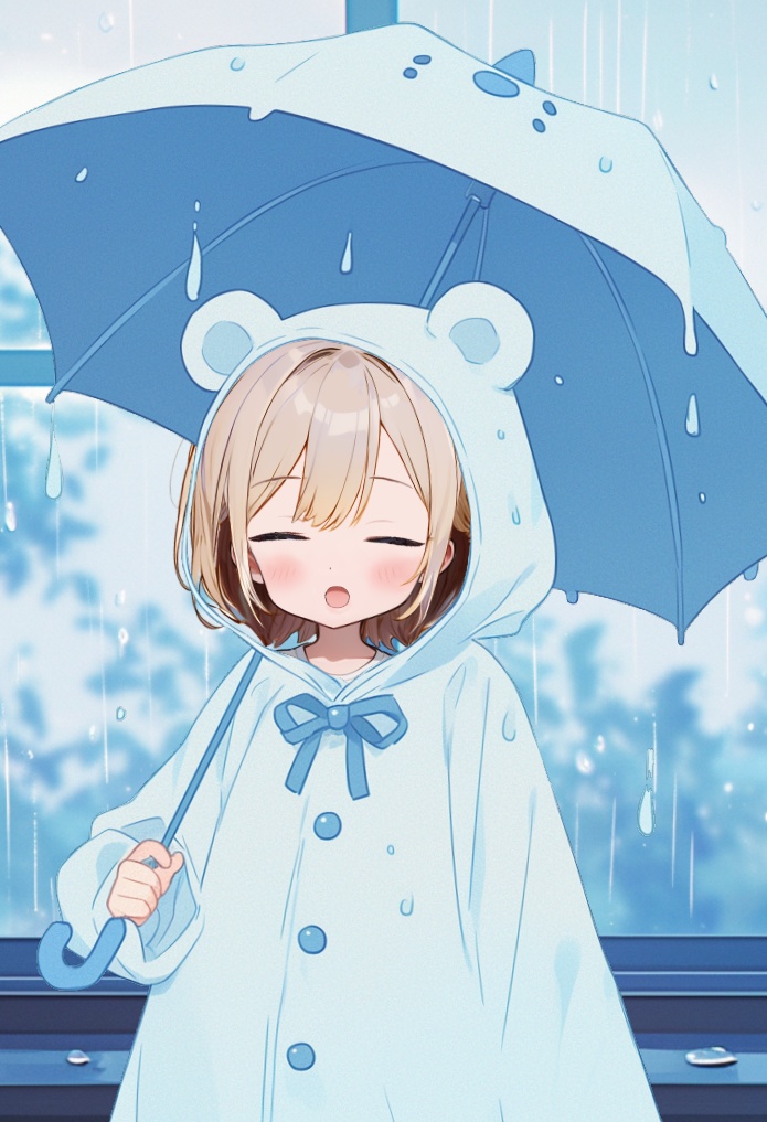 【Live2D素材】Rainy Bear Drops☔ 【カッパと傘のセット】 - ♡SugarPocket♡ - BOOTH