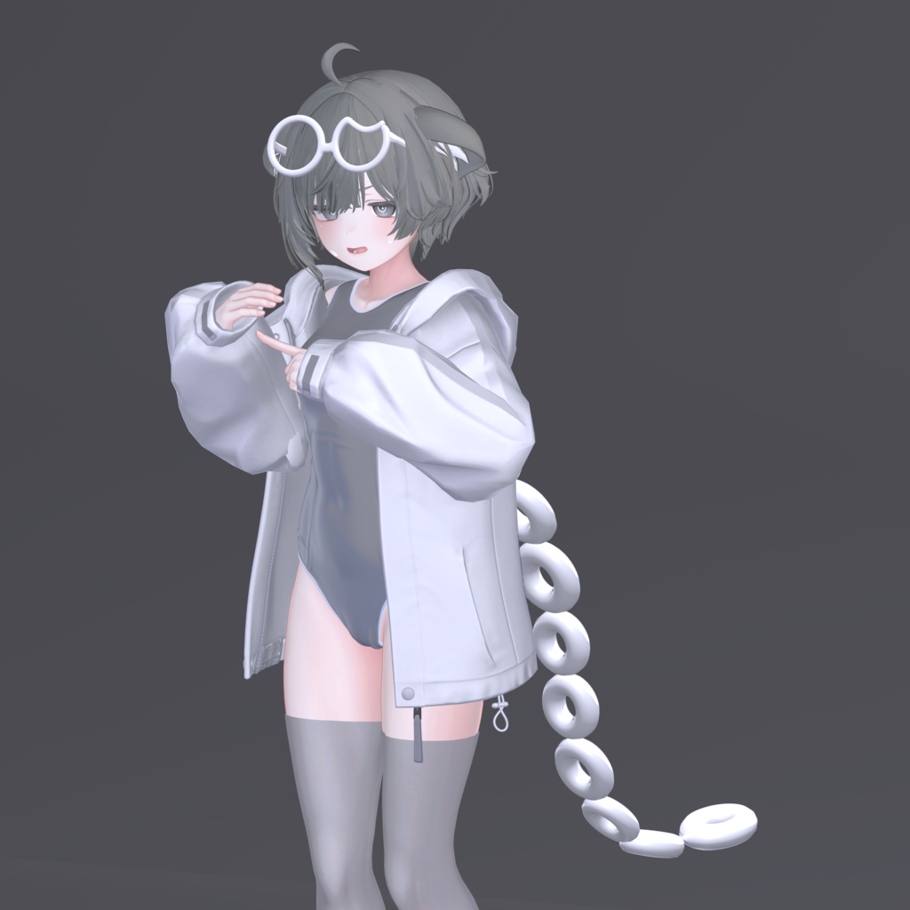 ドーナツテール【VRChat対応】 - Ayn. - BOOTH