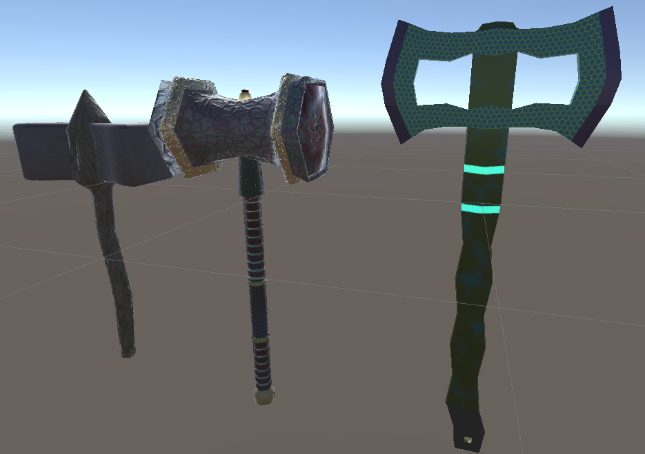 【3Dモデル】hammer_Axe - 3Dプロップ販売 - BOOTH