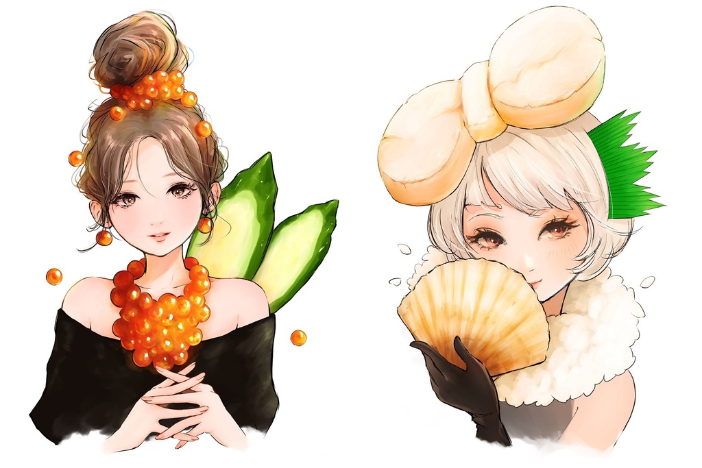 飯テロガールズ作品集 Part.1 - keisuke - BOOTH