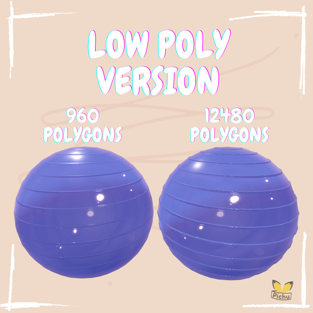 Interactive Yoga ball / Exercise ball for VRChat! - Pichu - BOOTH