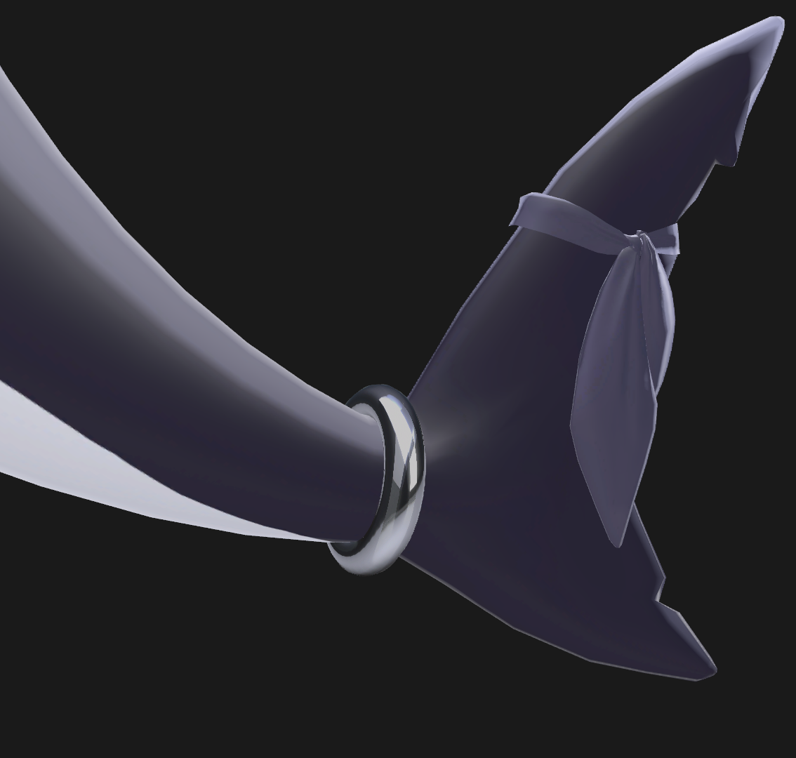 【ルルネ対応】Simple Tail Ring【VRChat】 - ぴとふーい - BOOTH