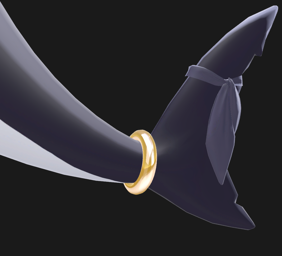 【ルルネ対応】Simple Tail Ring【VRChat】 - ぴとふーい - BOOTH