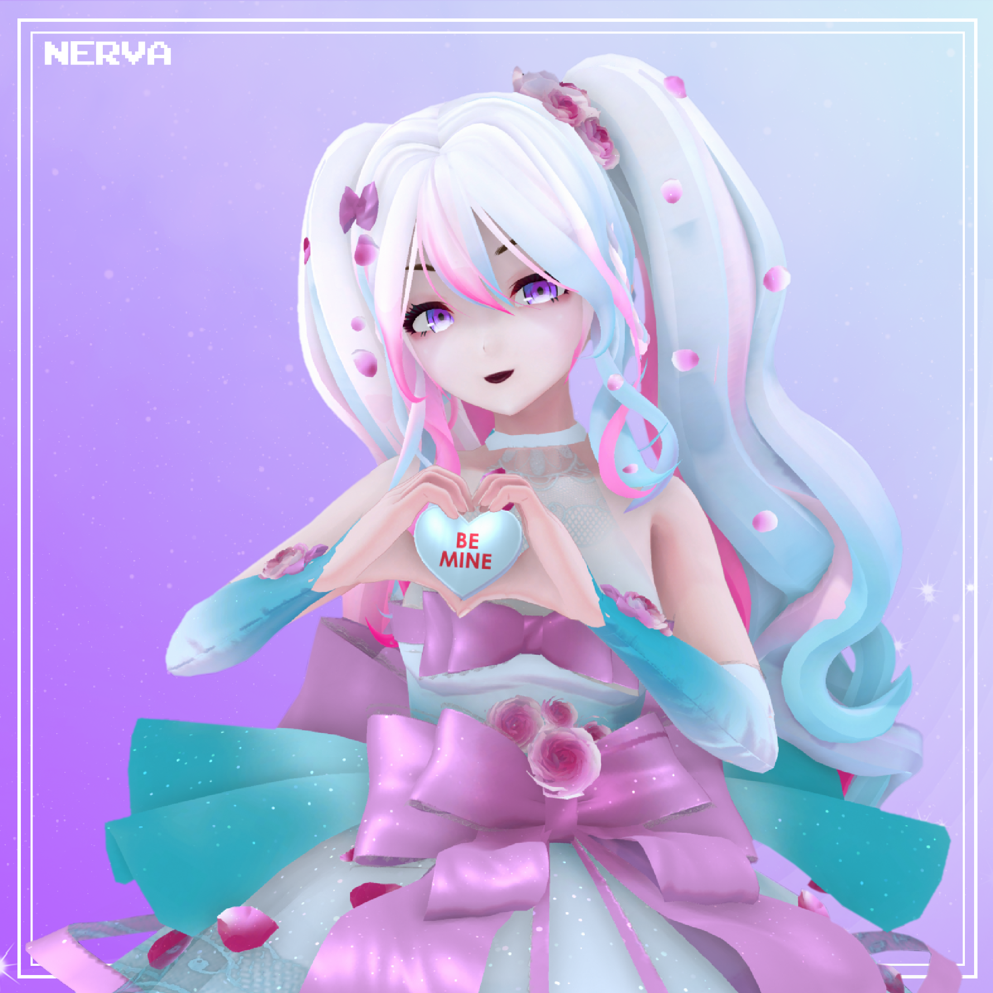 3D Asset 』Valentines Day Heart Candy FREE DL - Nerva - BOOTH