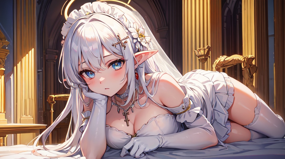 神秘な城の中の魅惑的なエルフ - wahara - BOOTH