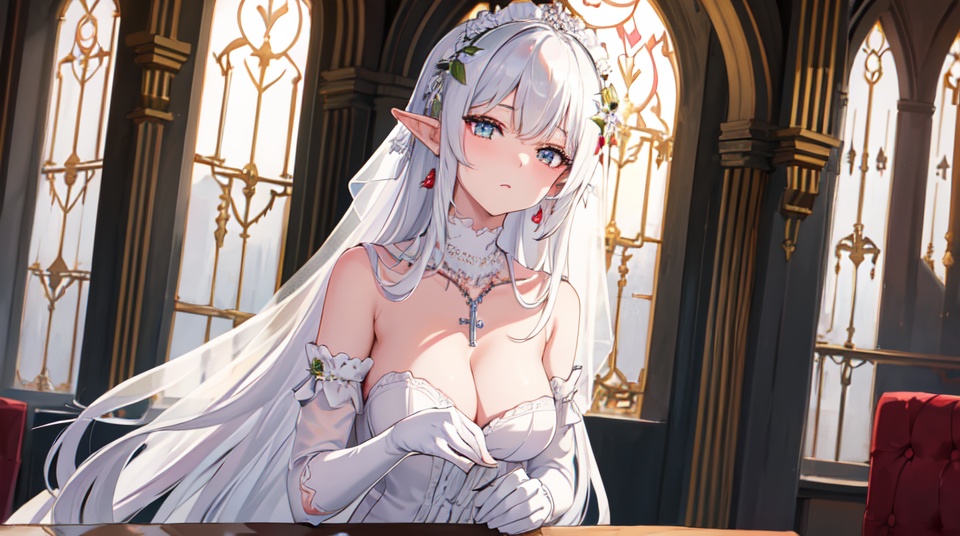 神秘な城の中の魅惑的なエルフ - wahara - BOOTH