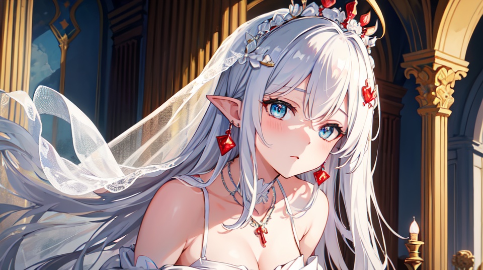 神秘な城の中の魅惑的なエルフ - wahara - BOOTH