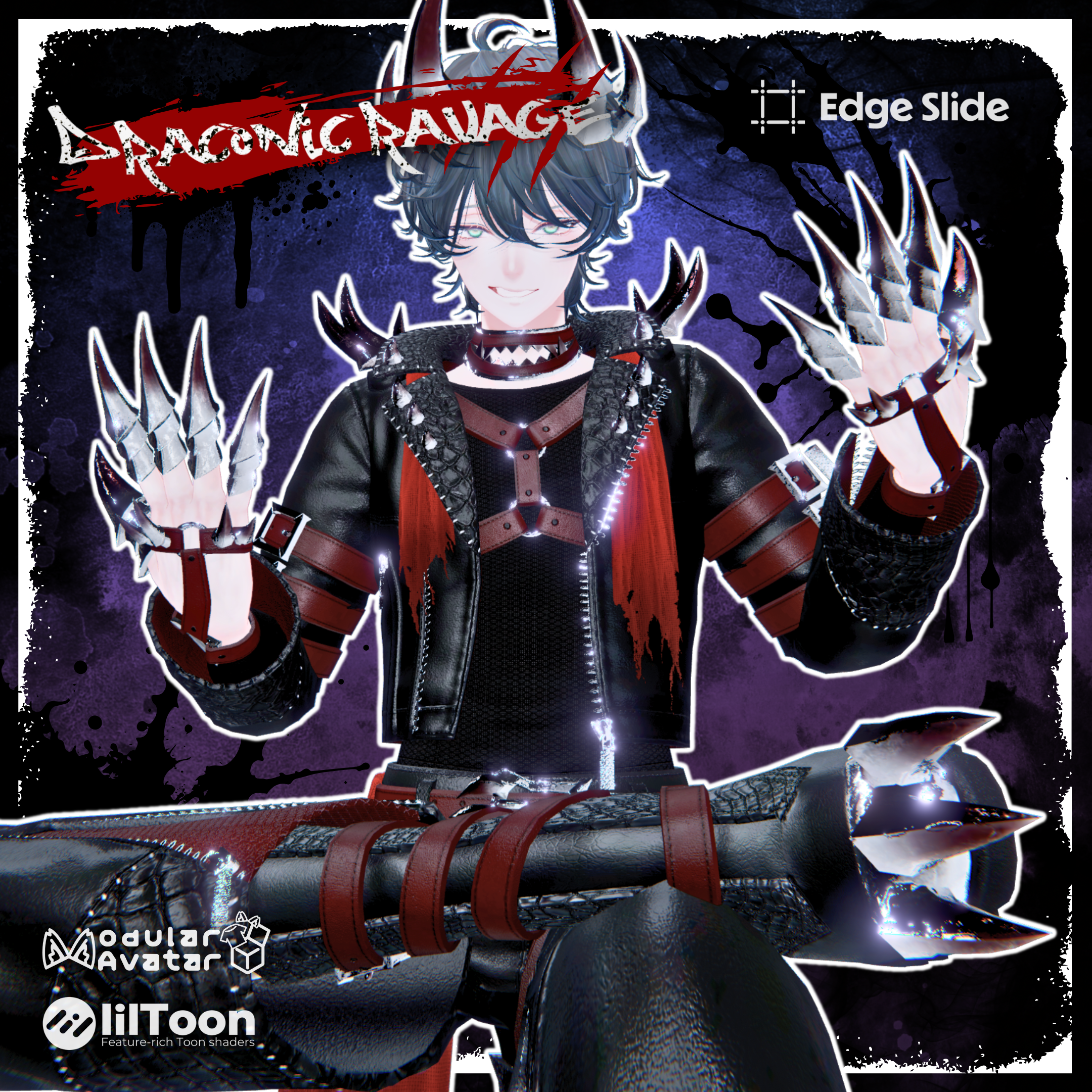 Draconic Ravage【8アバター対応】#ES_ITEM - Edge Slide - BOOTH