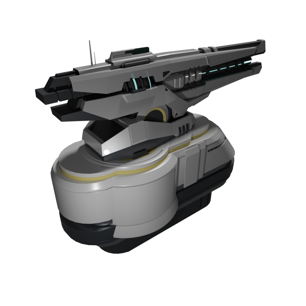 SF粒子砲 3Dモデル - Ennuishao - BOOTH