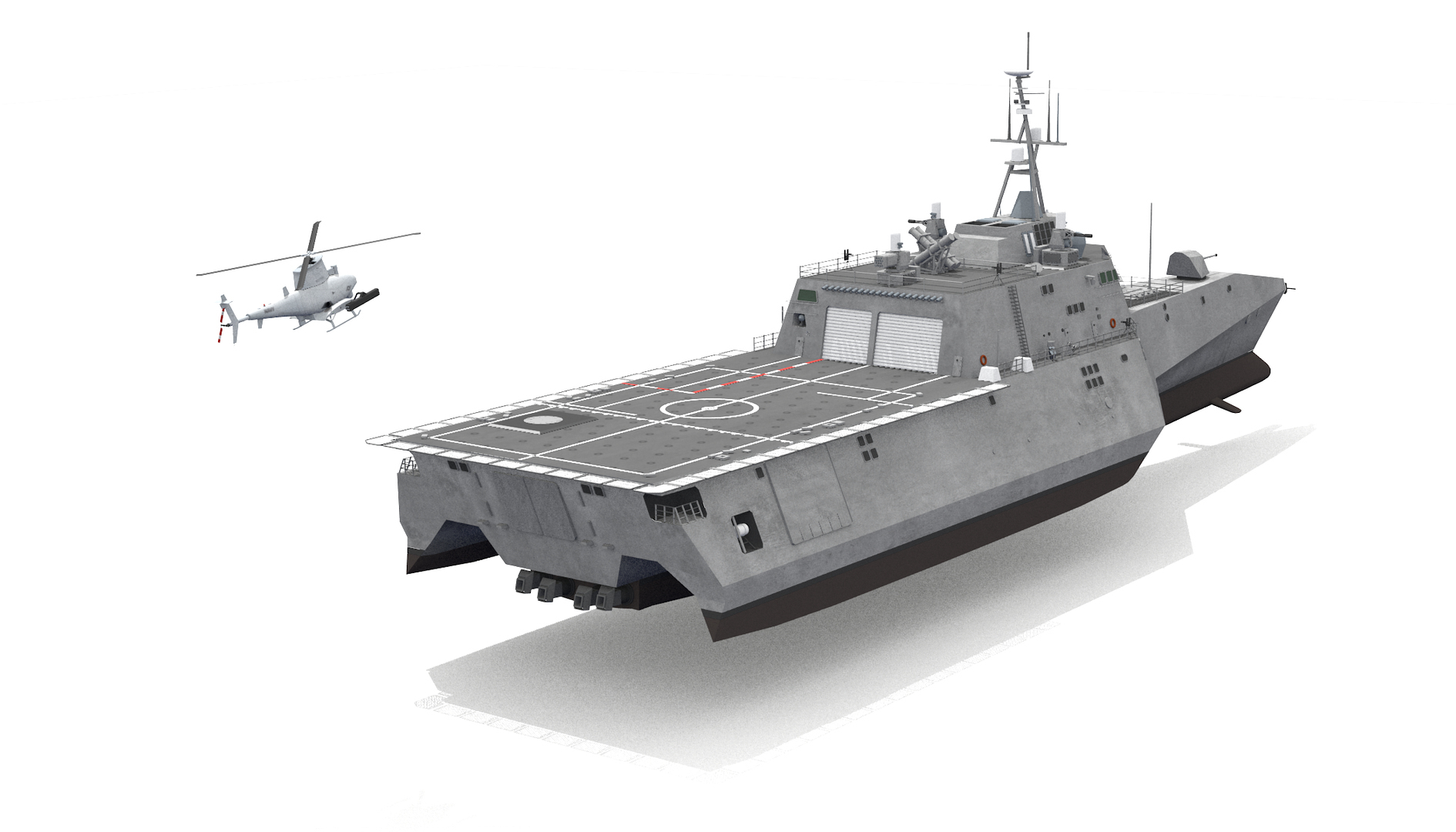 インディペンデンス級沿海域戦闘艦 3Dモデル - Ennuishao - BOOTH