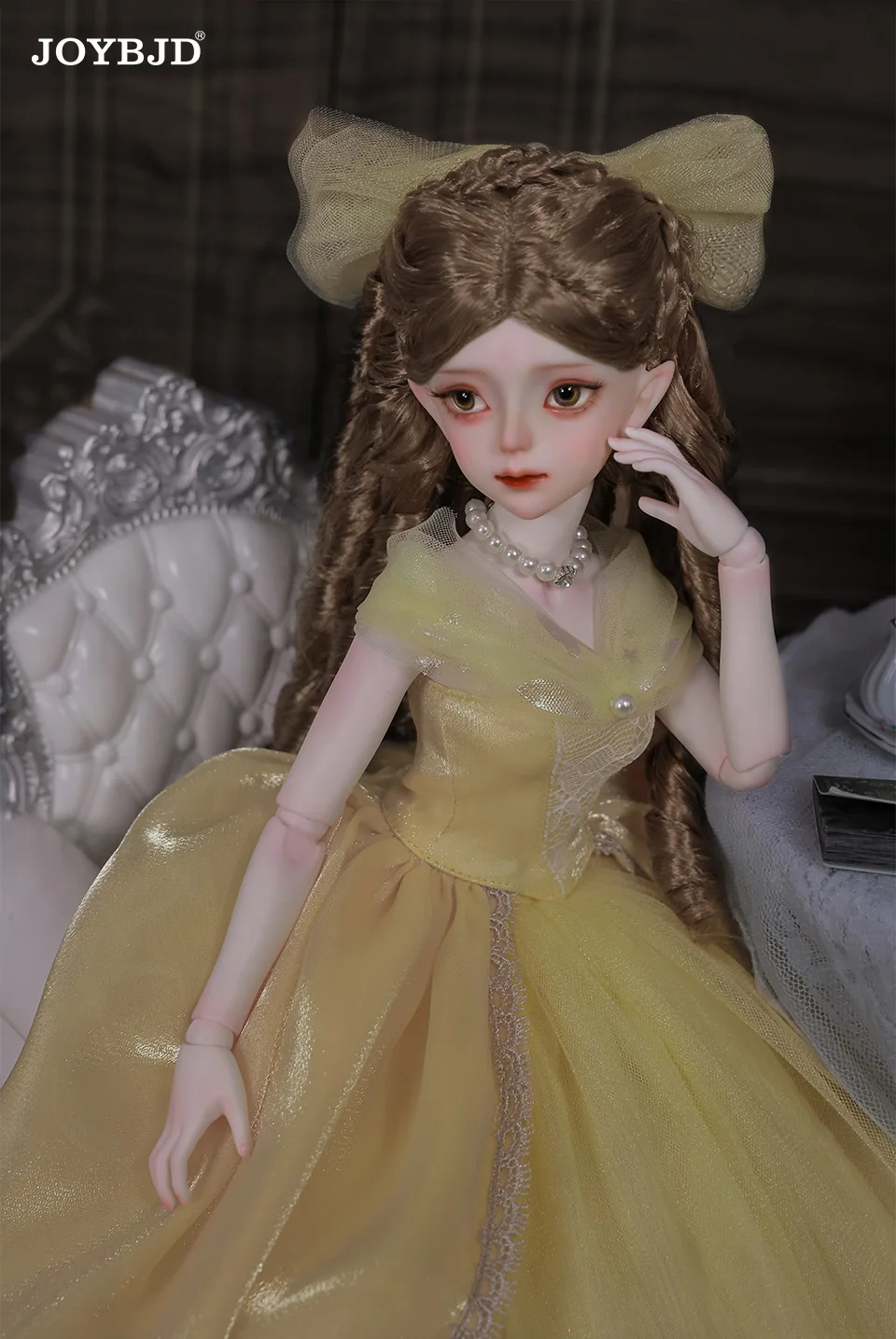 Joybjd yicanyican人形,lds cajiボディ,ひまわりプリンセスドレス,ボールジョイント,ヨーロピアンスタイル,1/4 ...