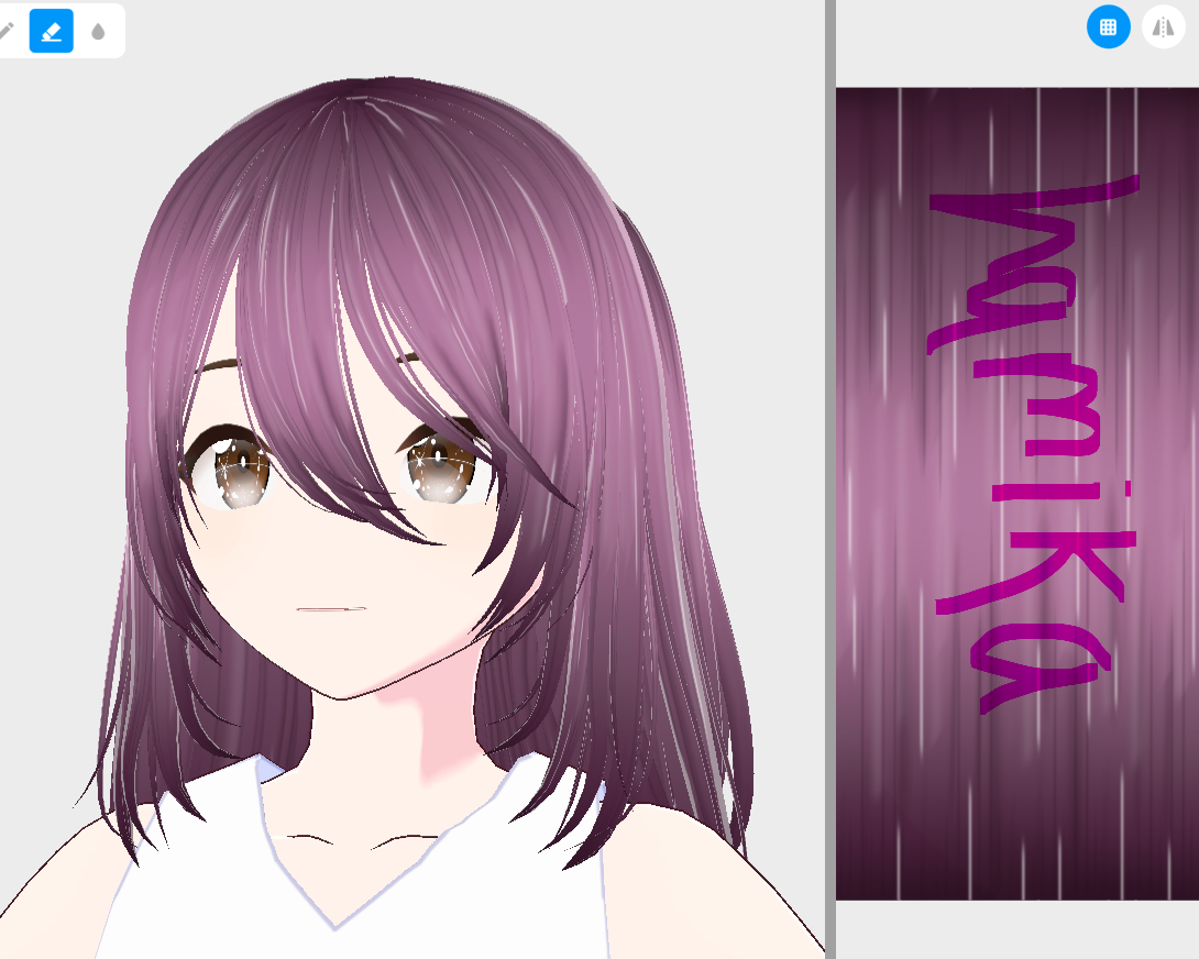 15 Hair Textures for VRoid Studio | Vroid Studioの髪質15 - Hamika's Shop ...