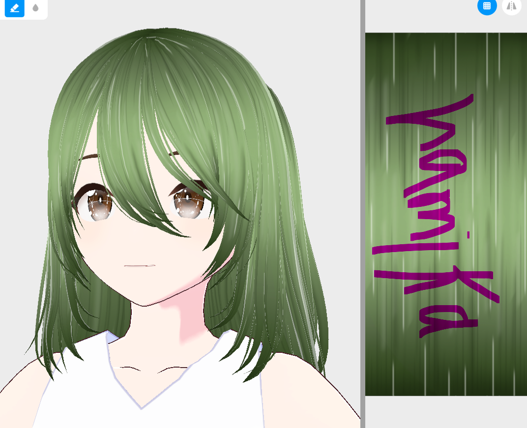 15 Hair Textures for VRoid Studio | Vroid Studioの髪質15 - Hamika's Shop ...
