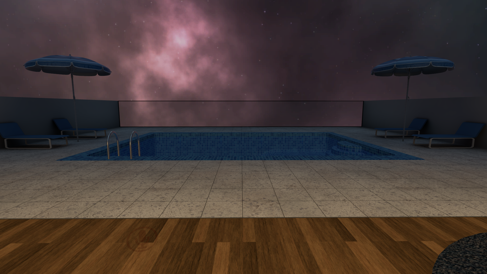 8 Ball Swimming Pool Room【SDK3 VRChat Ready】スイミングプール, エイトボール, ルーム ...