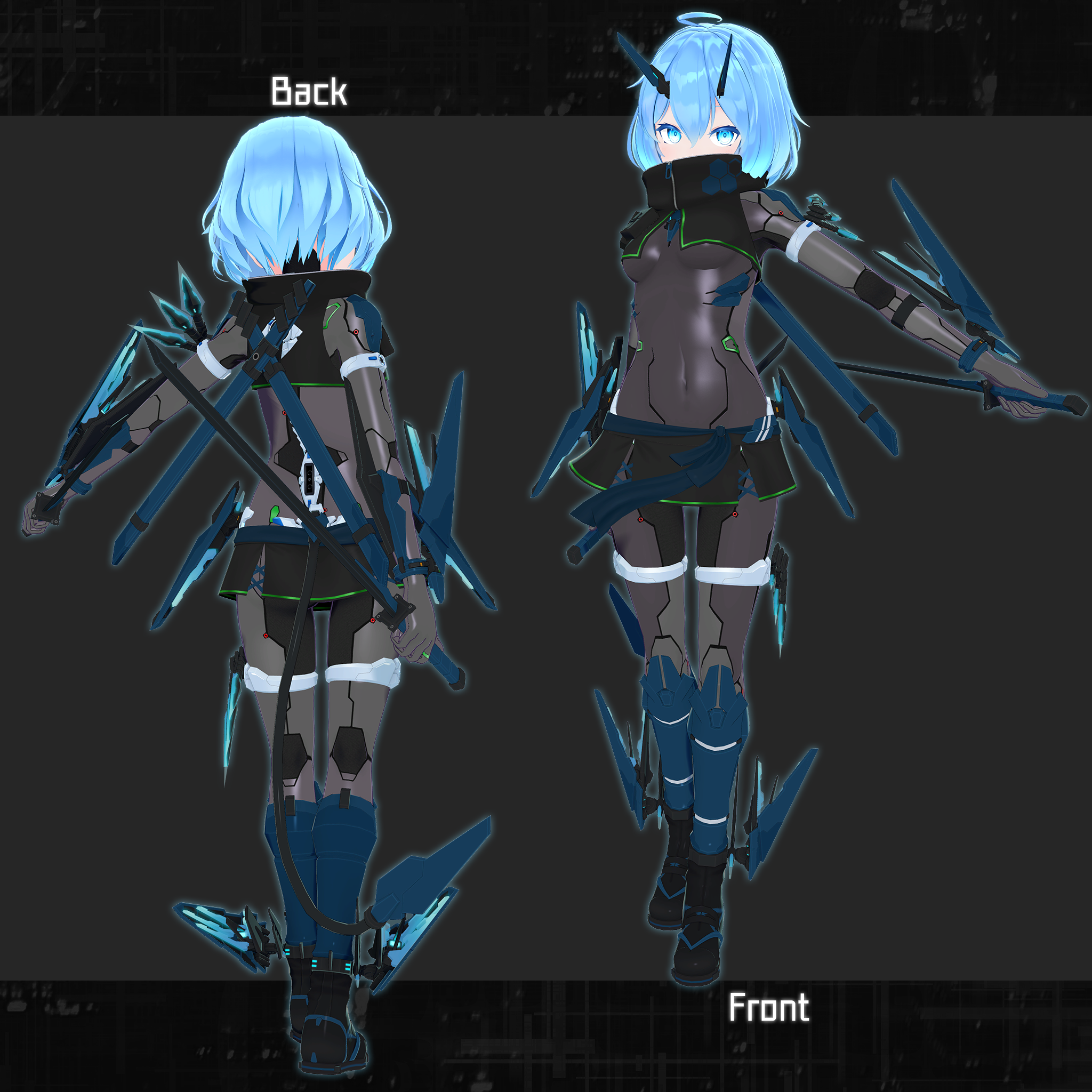 "SUZUKA"【Project Assault Dress対応追加アーマー】 - Atelier Alca - BOOTH