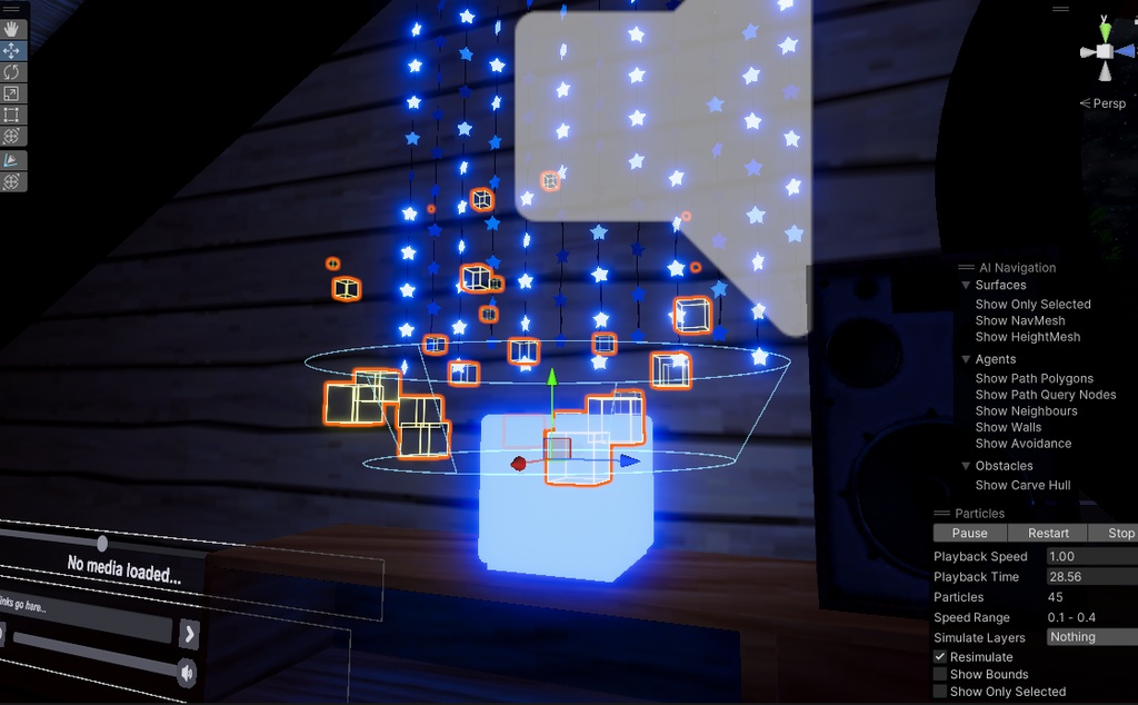 Glowing Cube Light w Particles Pack (VRCHAT) - maticsworlds - BOOTH