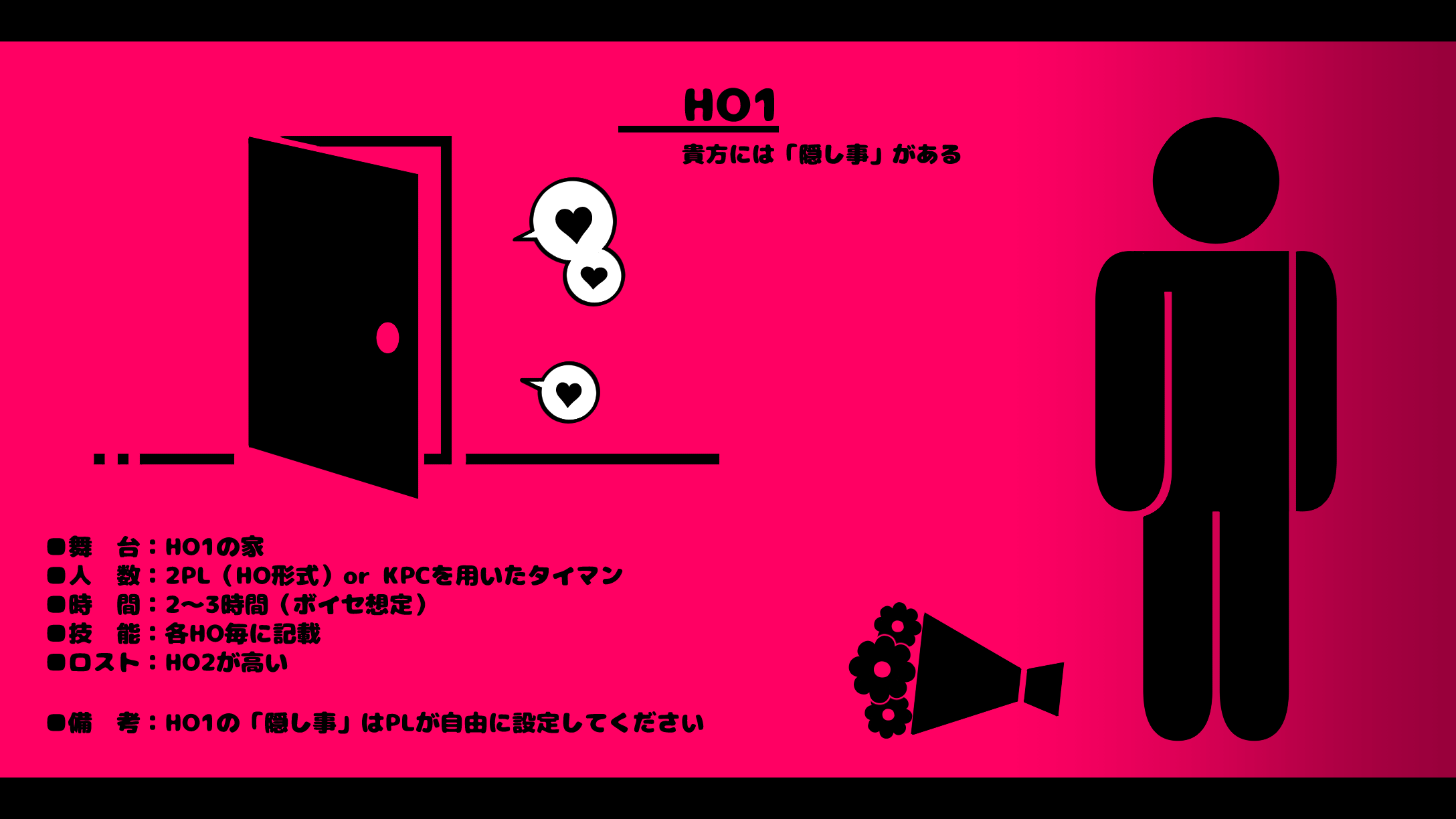 【CoC】貴方の事が推しで推しで大大大大大大大好きで愛してるHO2 【SPLL:E199594】 - 犬小屋スタジオ - BOOTH