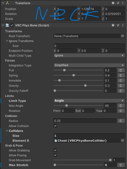 Arm/Neck Chain For VRChat avatar 《FREE》 - joeypixel - BOOTH