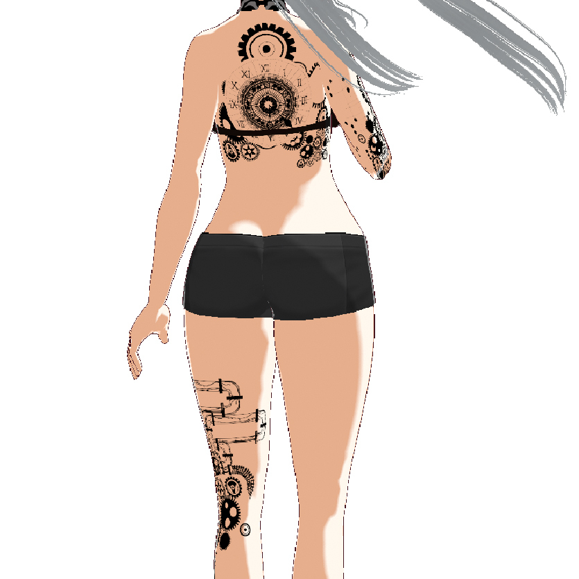 Dark Sings - ラスト・マキナ(Rust Machina) 朽ち果てる時間軸のスチームパンクデカール - chicodeza pixiv booth - BOOTH