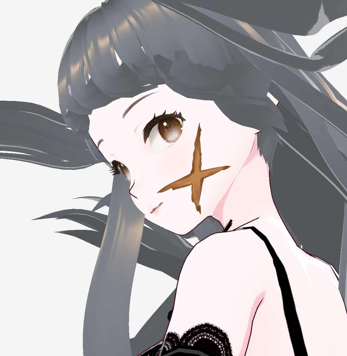 顔の古傷8種 - vroidフェイスペイントセットSet of 8 face paint scar textures - chicodeza ...