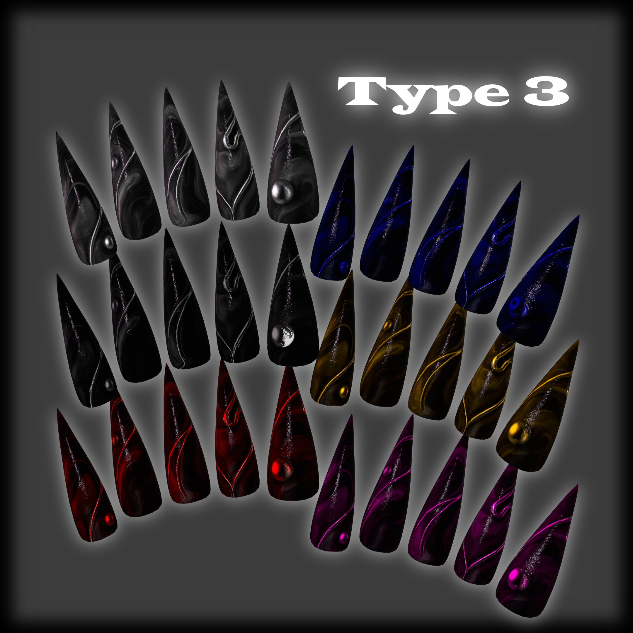 【12アバター対応】 Talon Nail - Neochan_shop - BOOTH