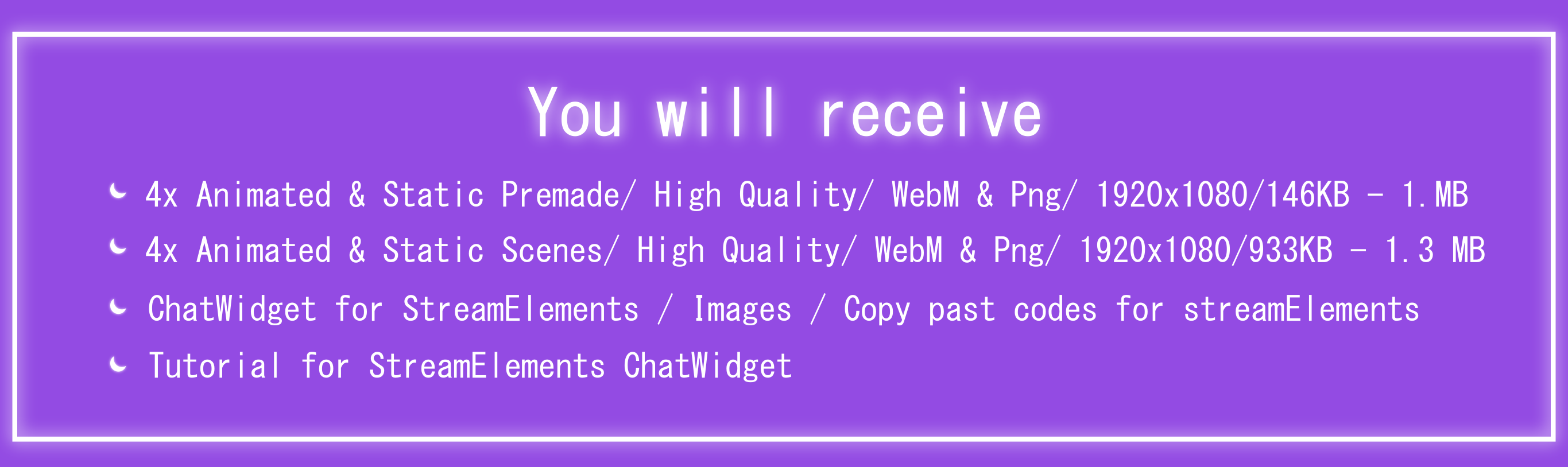 PURPLE ROOM Stream Overlay Animated Pack, Stream Overlay Animated Pack ...