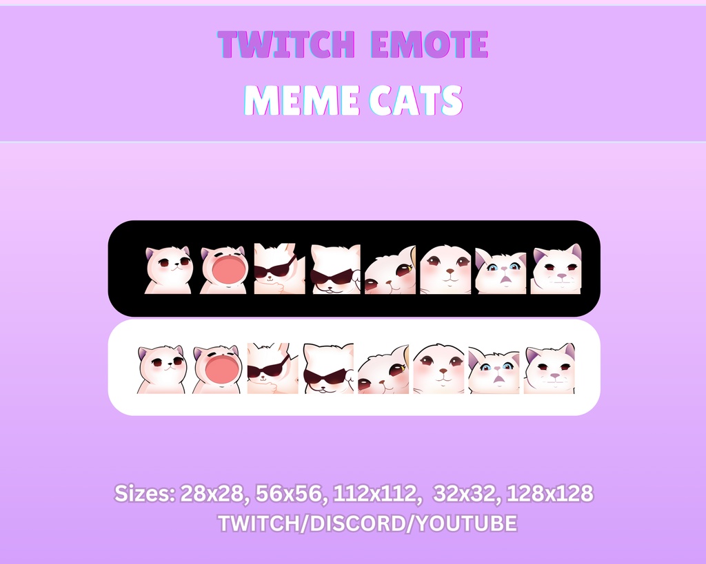 MEME CAT EMOTES, Meme Emotes, Static Emotes Meme, Meme Cats Emotes 2024 ...