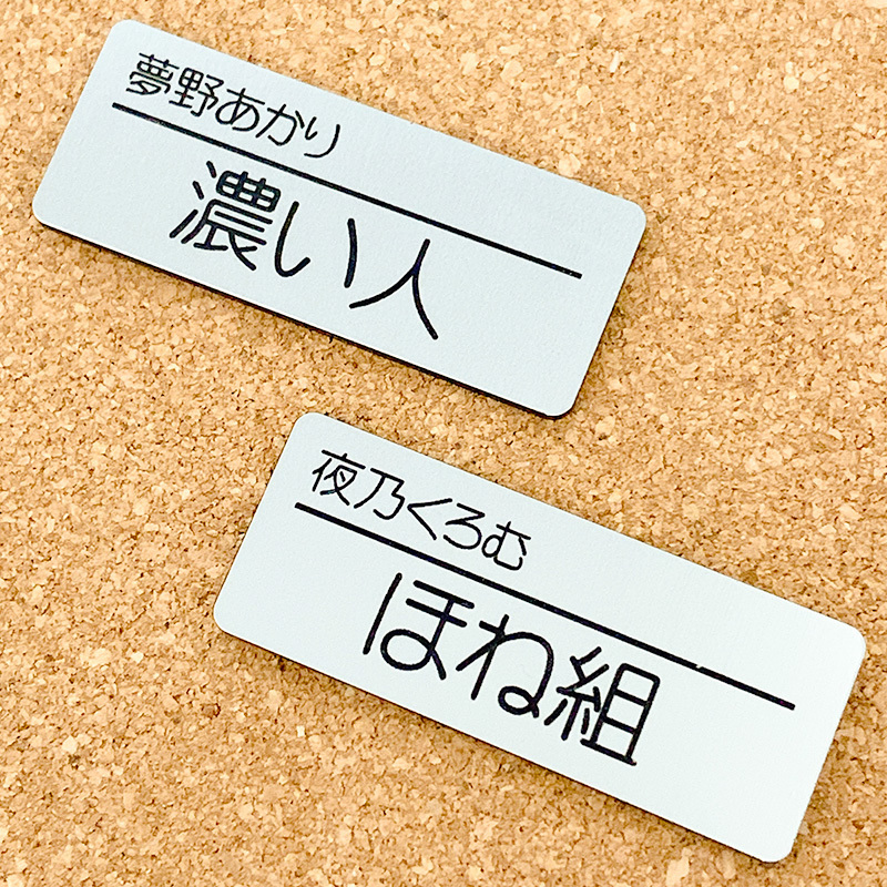 非公式・ぶいすぽっ！ファンネーム名札【2023.06～2023.11デビュー】 - 7238-3 - BOOTH