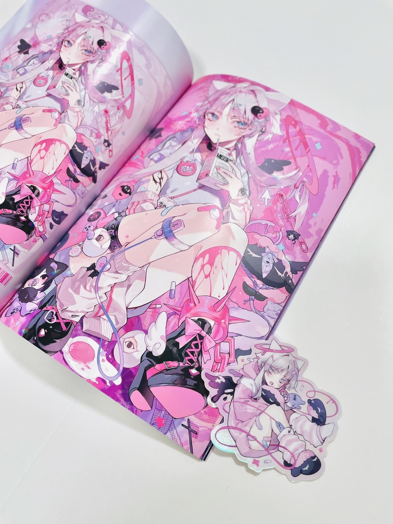 Illustration book【Temptation Fiction】＋おまけ付き - Eita shop - BOOTH