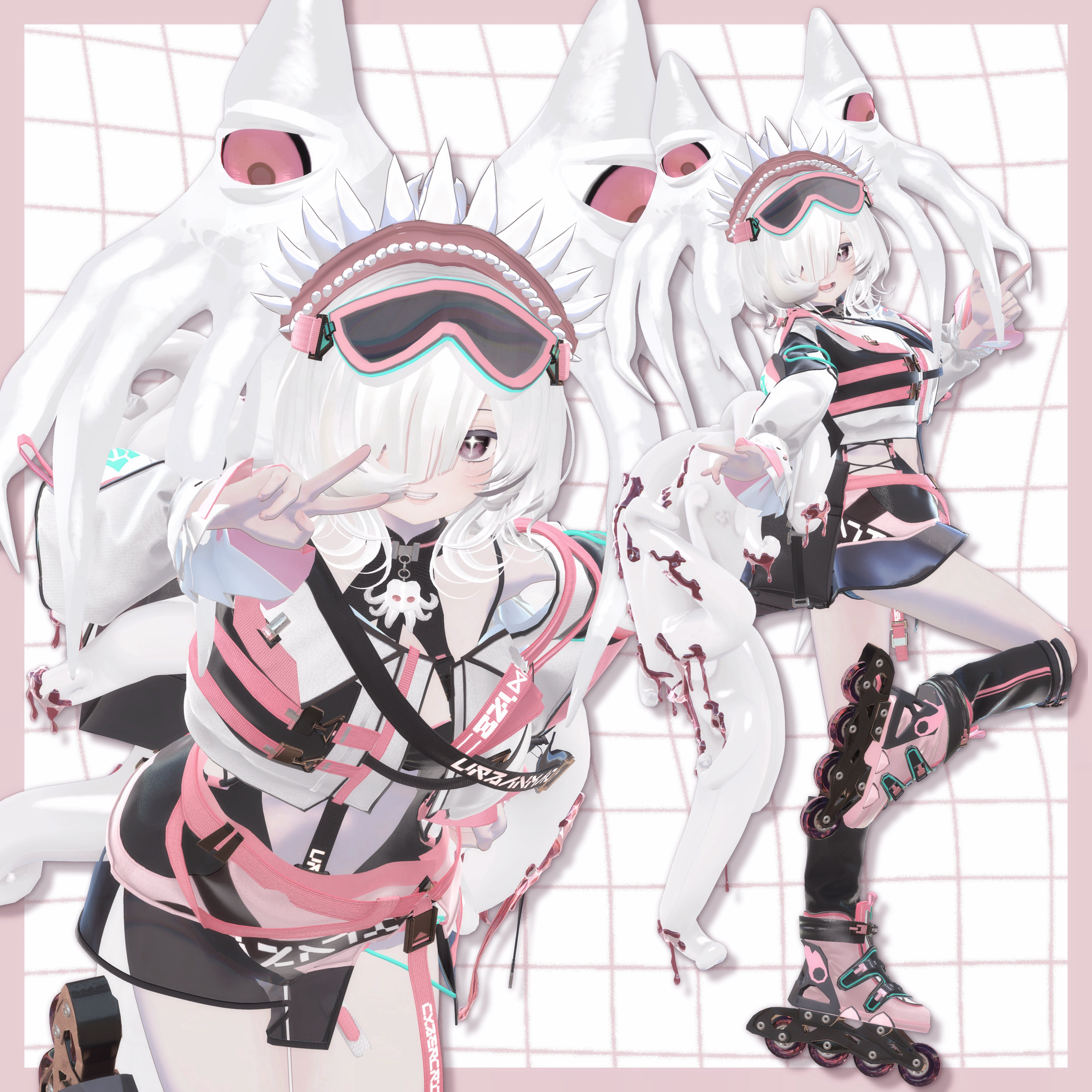 【VRCHAT】👄 Slip of the Lip 👄(アニメーション付髪型) - 9 P.M. - BOOTH