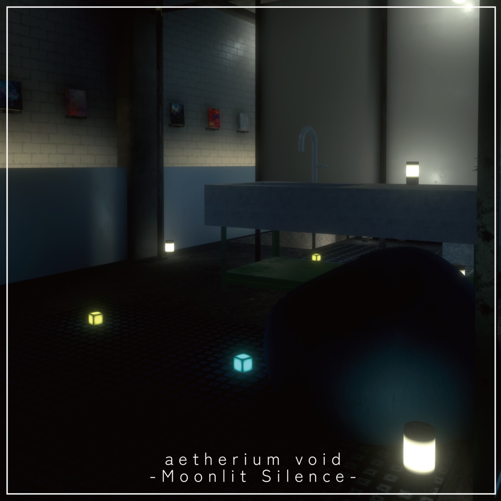【販売ワールド#002B】aetherium void [Moonlit Silence] - xraftery｜VR建築デザイン - BOOTH