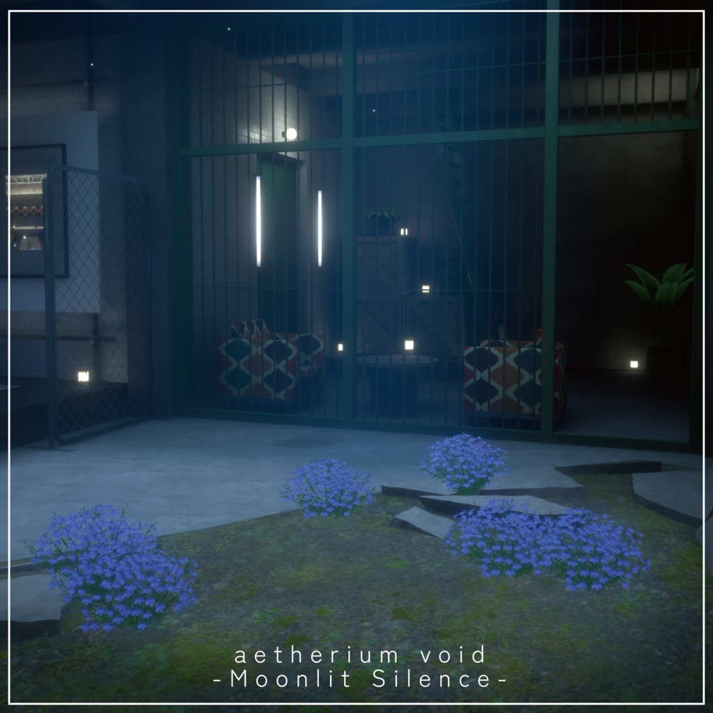 【販売ワールド#002B】aetherium void [Moonlit Silence] - xraftery｜VR建築デザイン - BOOTH