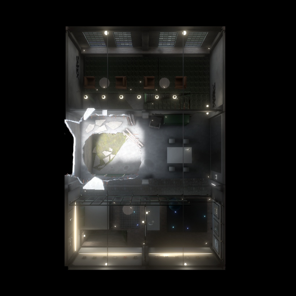 【販売ワールド#002A] aetherium void [Echo of Ray] - xraftery｜VR建築デザイン - BOOTH