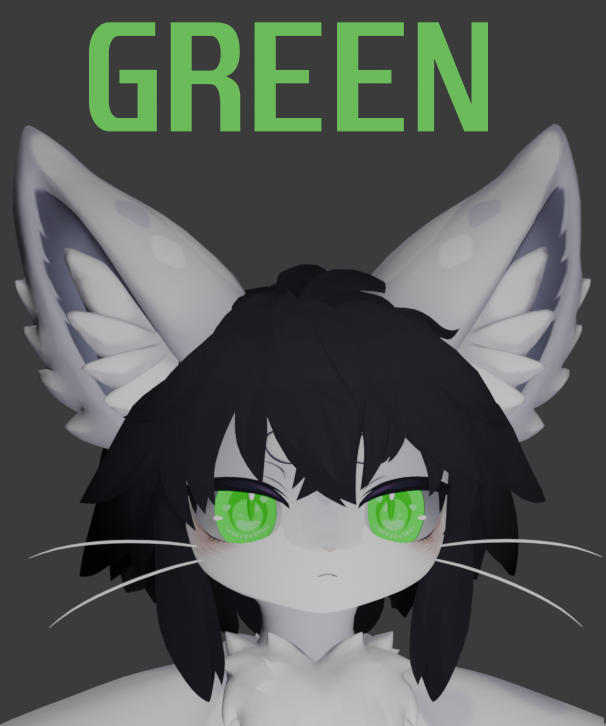 !FREE! Chalo 'Rainbow' Eye Texture Pack VRChat (6 Colored Eyes) - walleyes - BOOTH