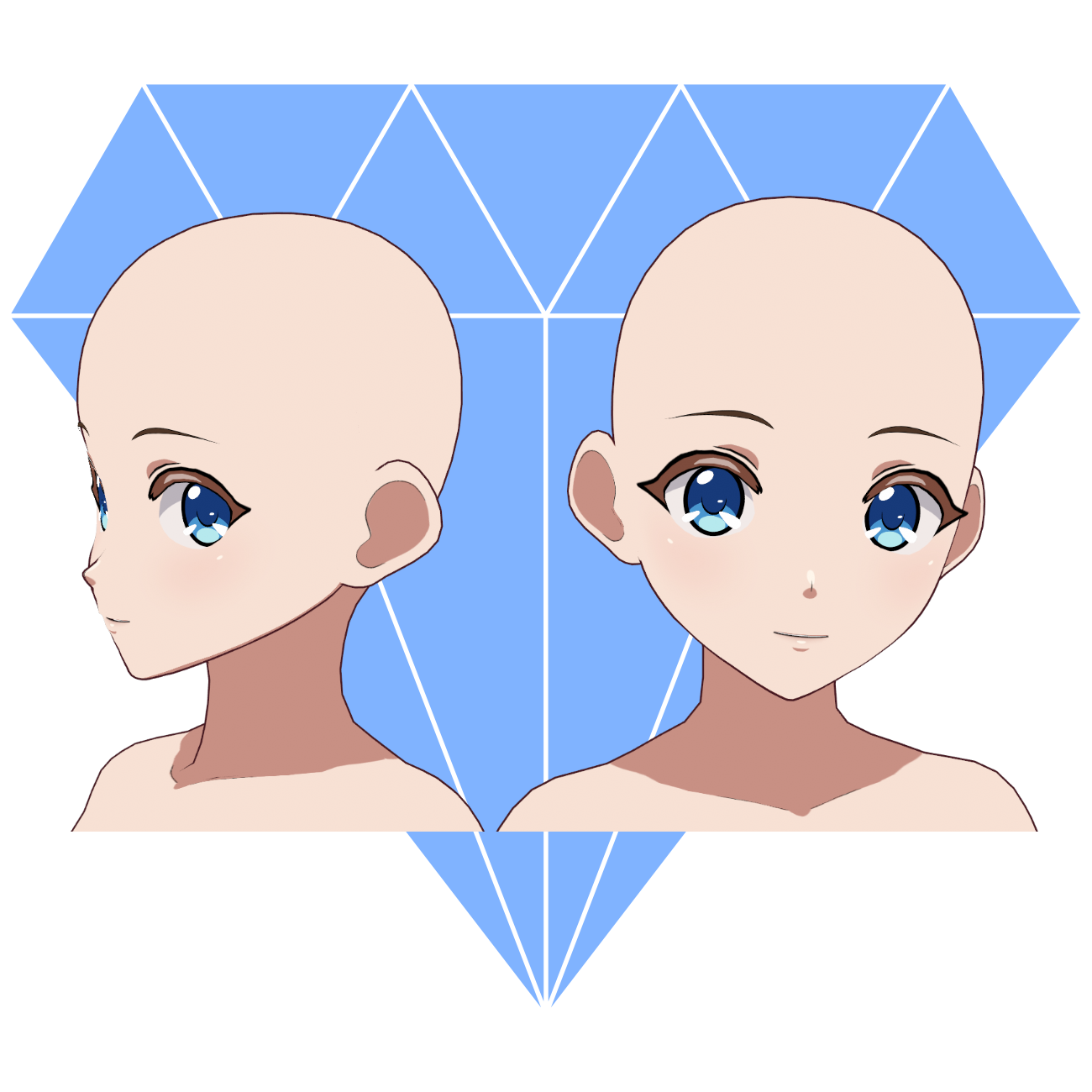 Vroid Anime Base Pack - Tainara-P Vroid - BOOTH