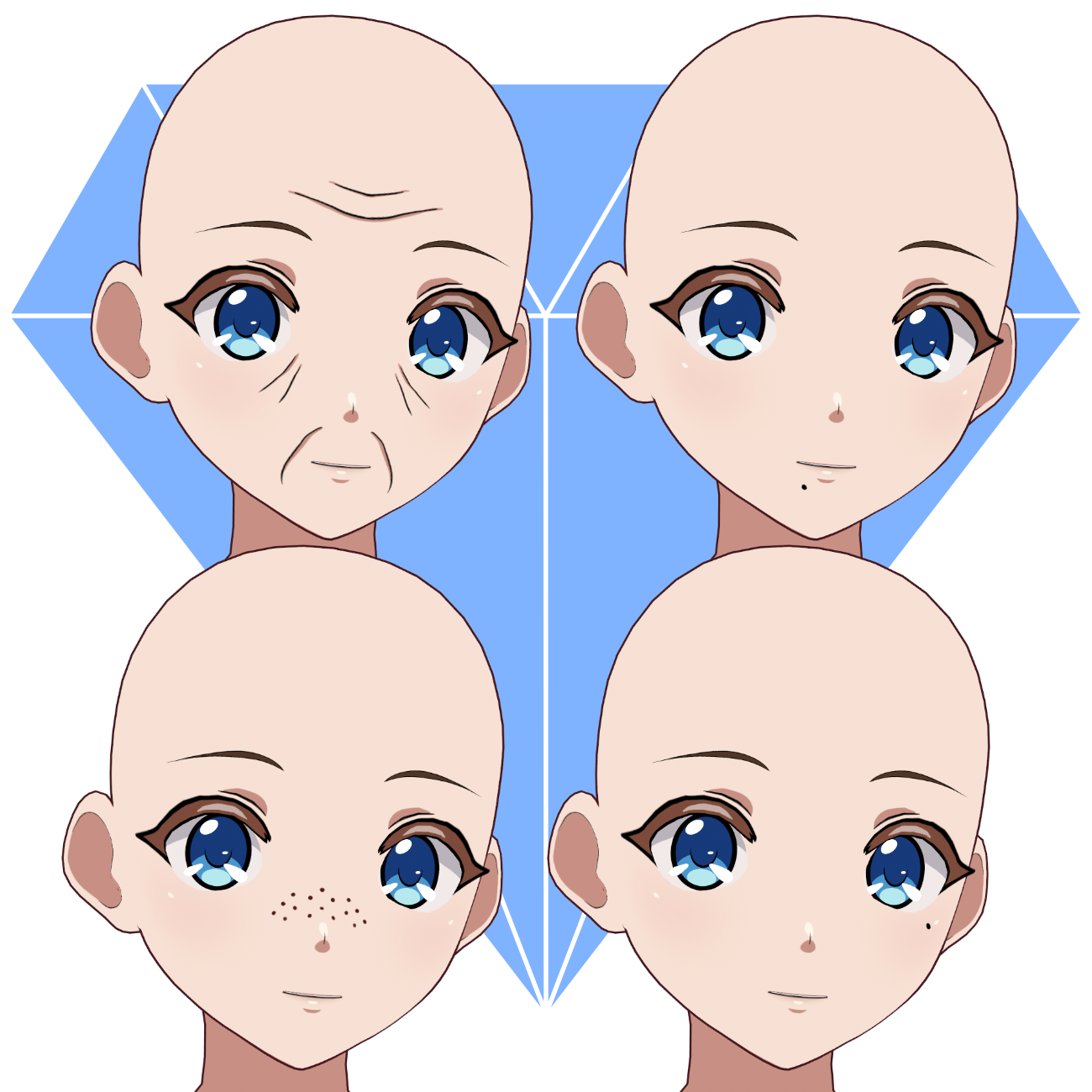 Vroid Anime Base Pack - Tainara-P Vroid - BOOTH