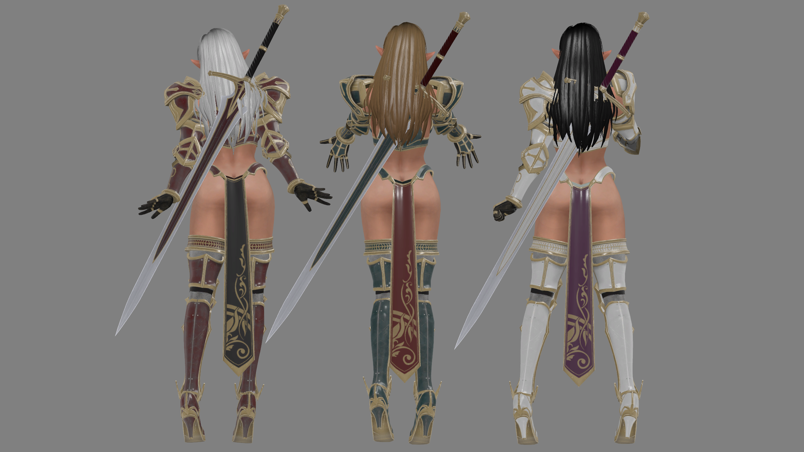 Elf Swordmaster [VRChat Edition] - kareeda - BOOTH