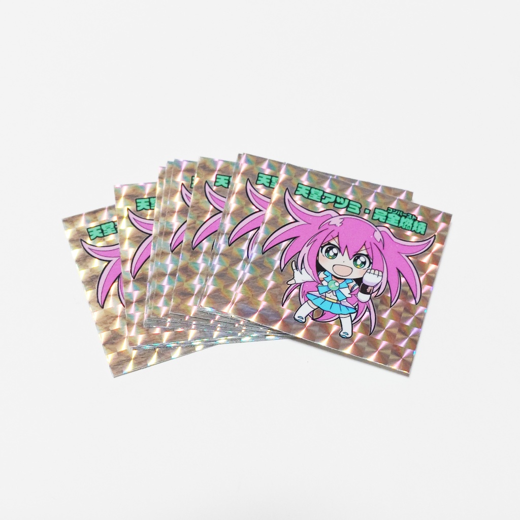 埋蔵少女アツミちゃん マンシール「天堂アツミ・完全燃焼」【郵送】 - PHOSPHOSHOP - BOOTH