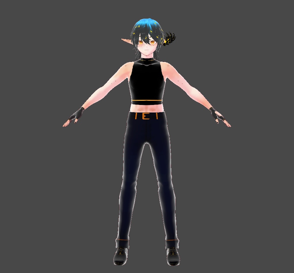 vroid _ male elf 3d modele VRM - sisukomorebii - BOOTH