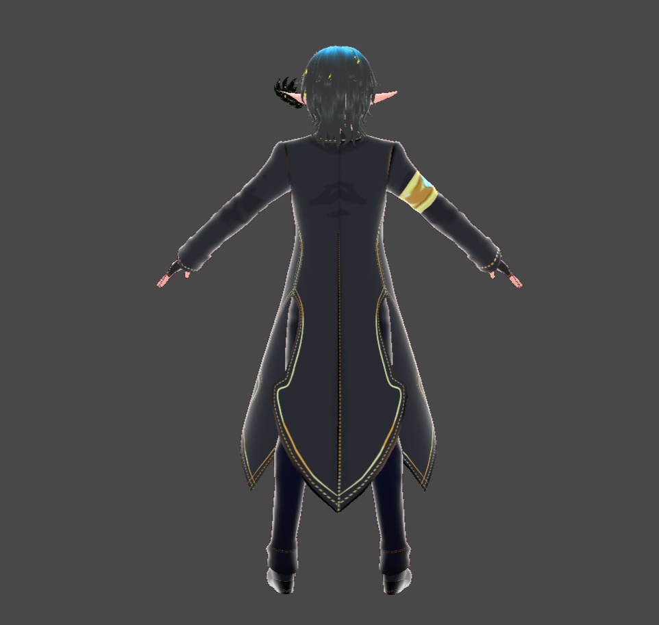 vroid _ male elf 3d modele VRM - sisukomorebii - BOOTH