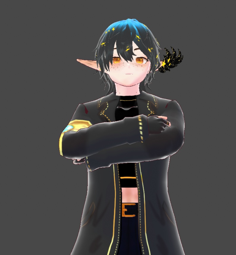 vroid _ male elf 3d modele VRM - sisukomorebii - BOOTH