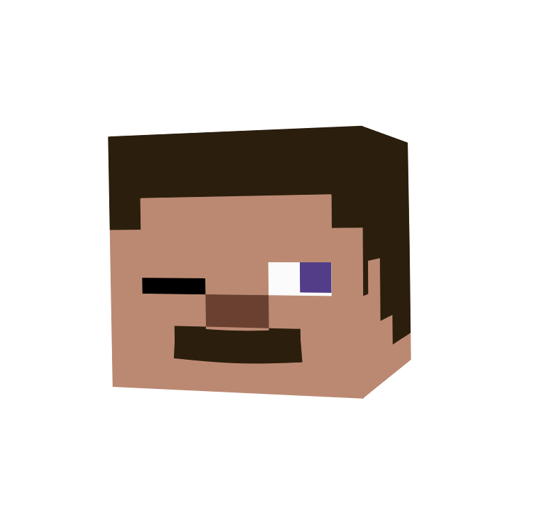 無料配布Live2Dモデル「Steve（Minecraft）」※顔のみ - アンナビchデータ配布所 - BOOTH