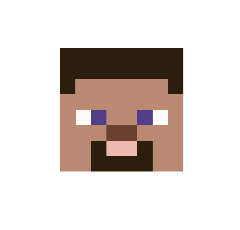 無料配布Live2Dモデル「Steve（Minecraft）」※顔のみ - アンナビchデータ配布所 - BOOTH