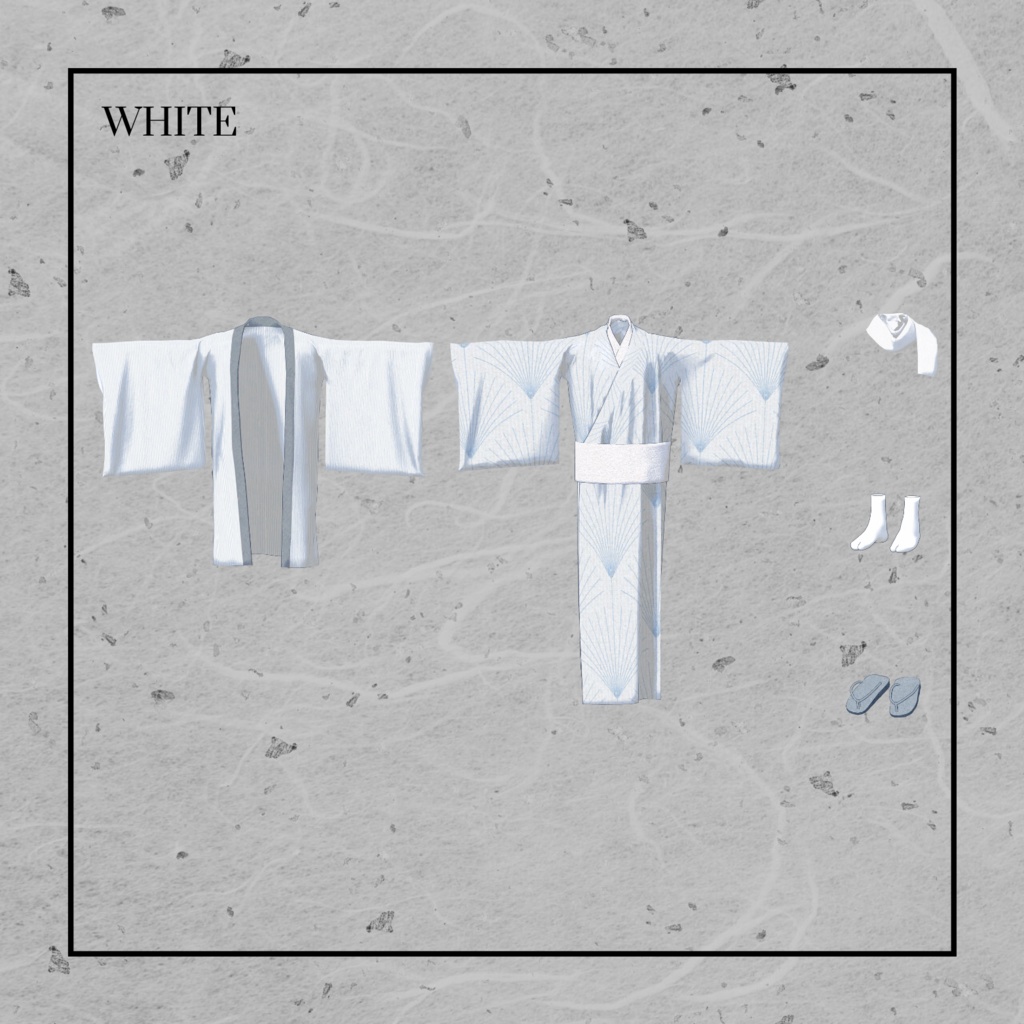 +Head対応衣装モデル kimono - aimai - BOOTH