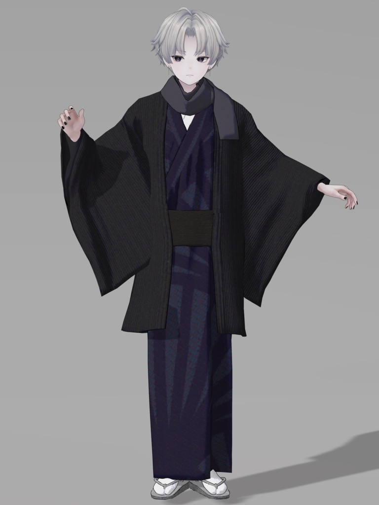 +Head対応衣装モデル kimono - aimai - BOOTH