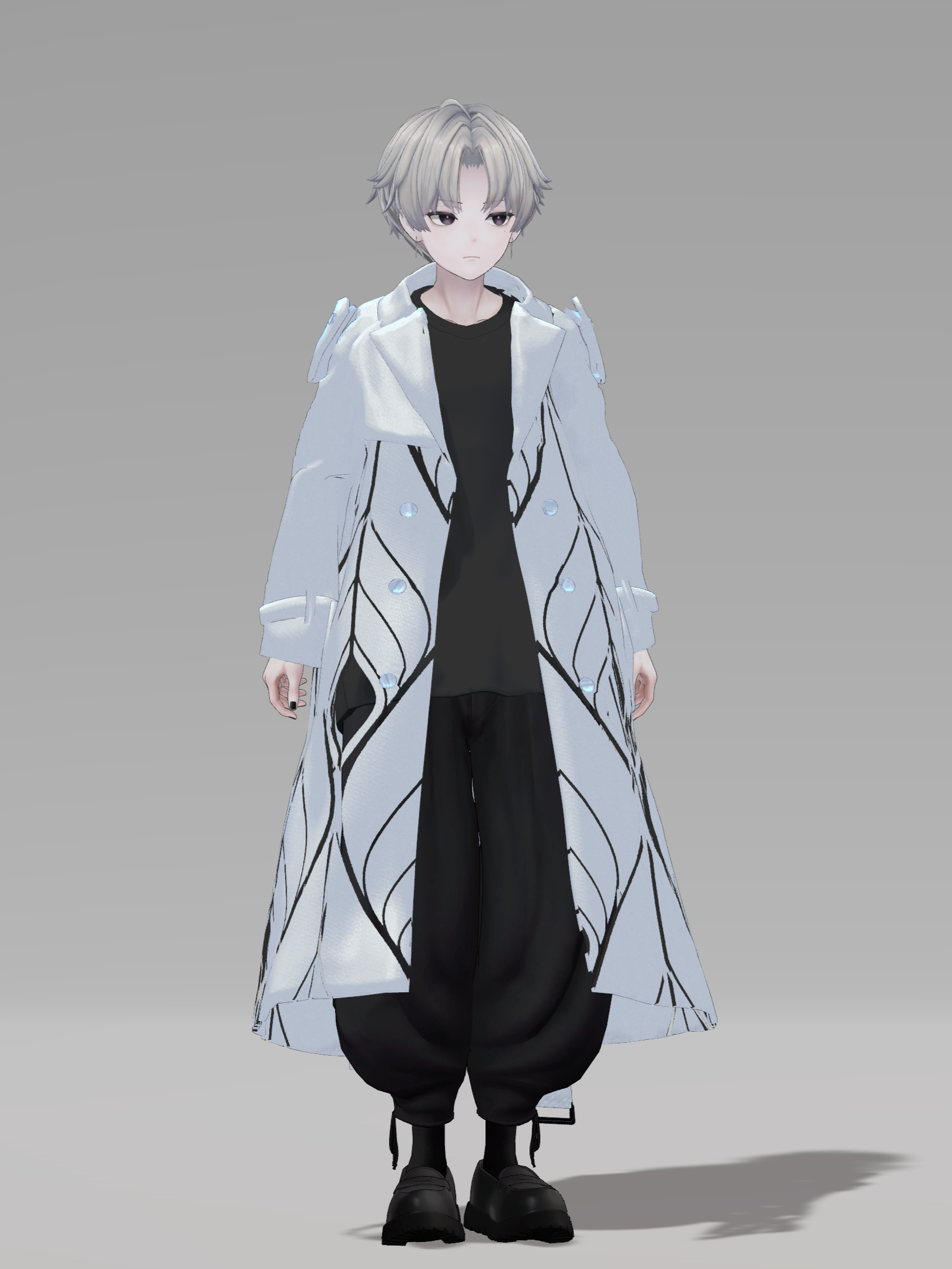 +Head / Lapwing対応衣装モデル Oversized Trench Coat - aimai - BOOTH